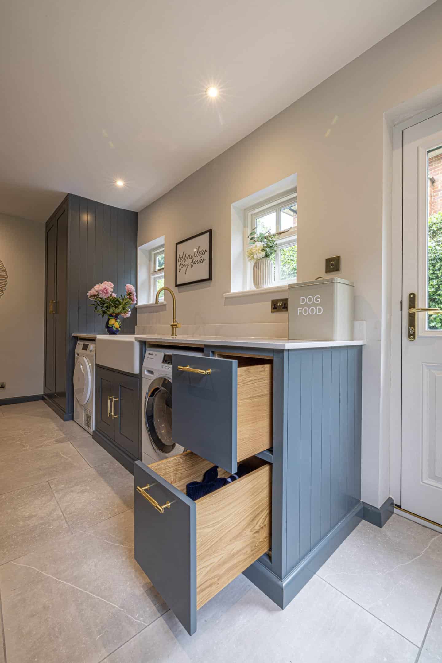 Boot Room & Utility Room - Eleven Oaks - Bespoke Cabinet Makers